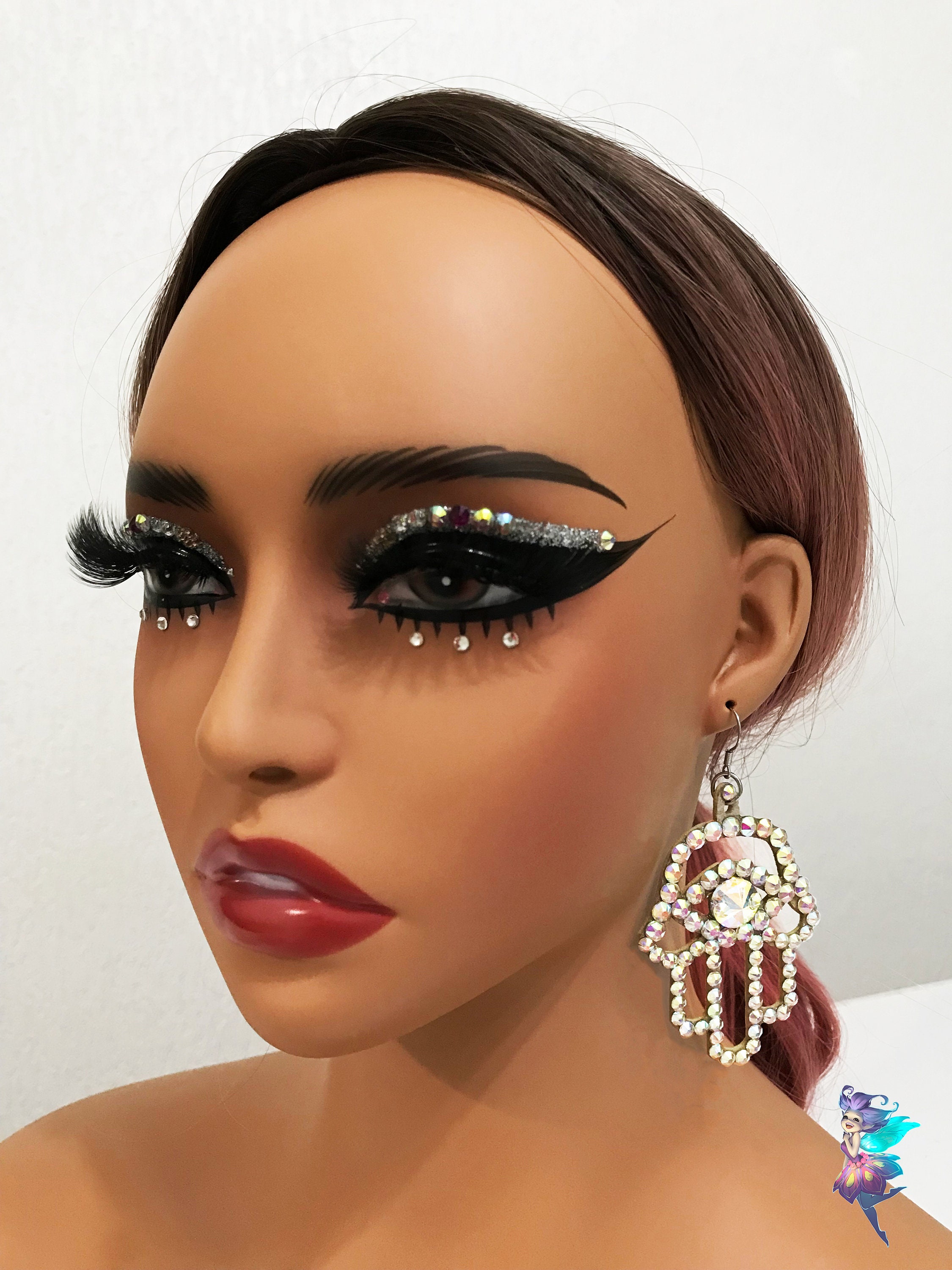 Dance Jewelry, Dance Earrings, Rhinestone Jewellery, Ballroom Jewelry ...