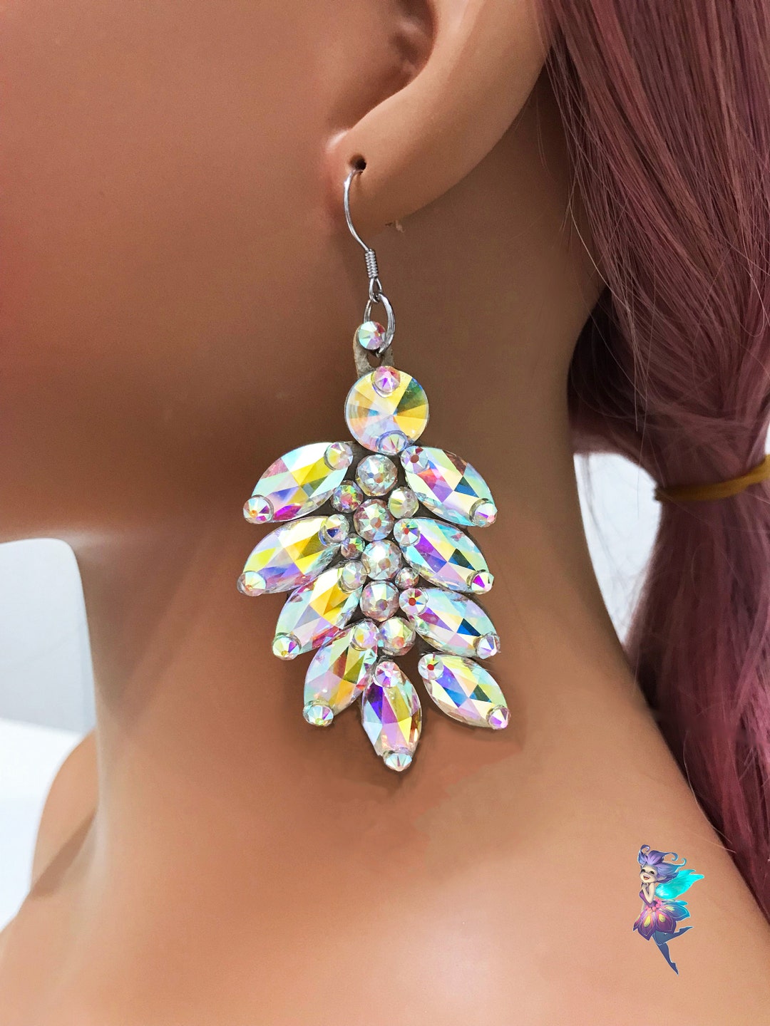 Dance Jewelry, Dance Earrings, Rhinestone Jewellery, Ballroom Jewelry ...