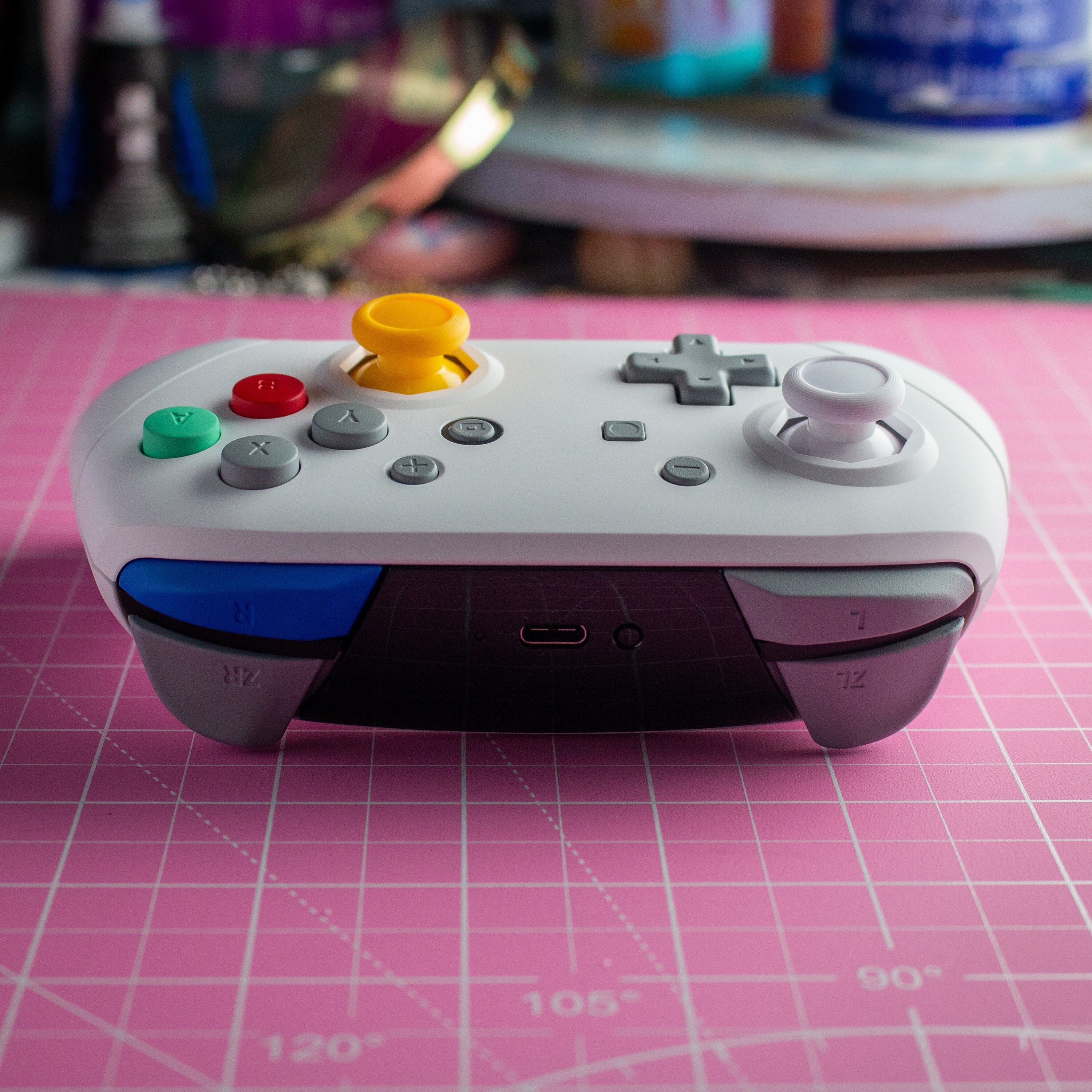 Nintendo Switch Pro Controller Mod White Gamecube Retro Style - Etsy Nintendo Switch Pro Controller Mod White Gamecube Retro Style - Etsy