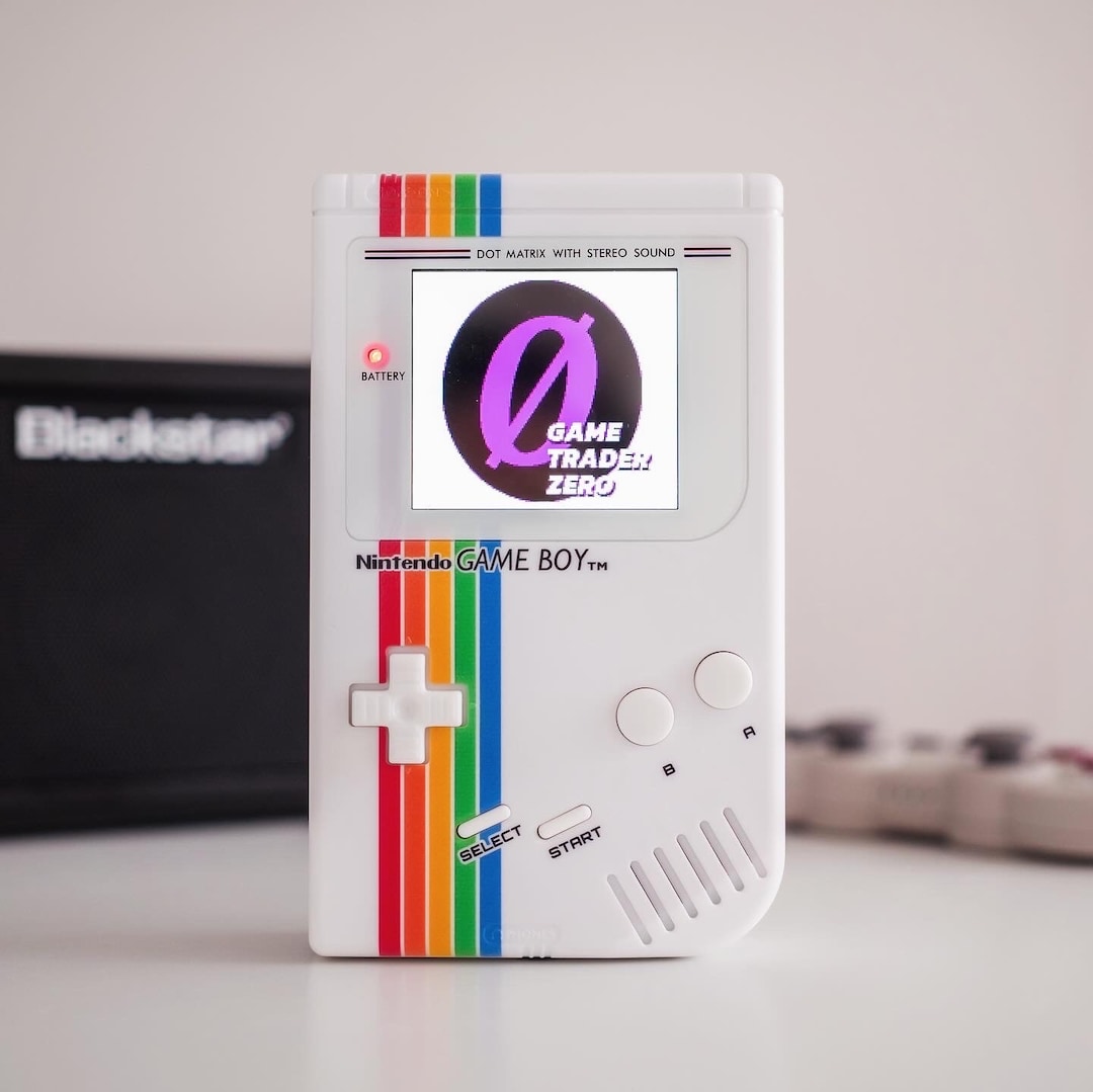 Custom Nintendo Game Boy DMG With Backlit IPS Screen - Retro 80's ...