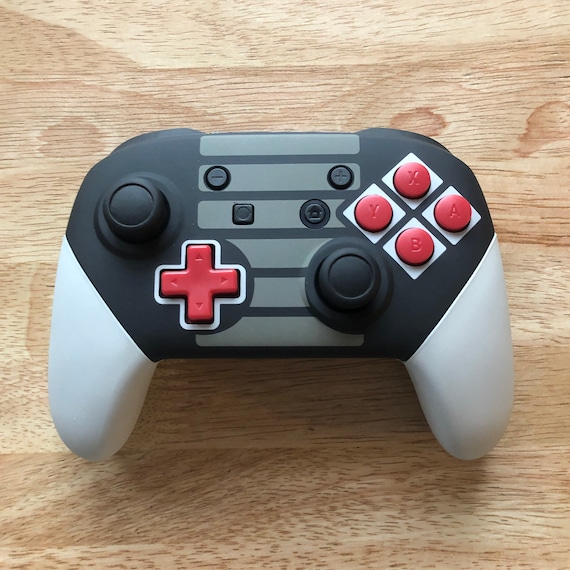 Custom Nintendo Switch Pro Controller Retro NES Mod Retro | Etsy