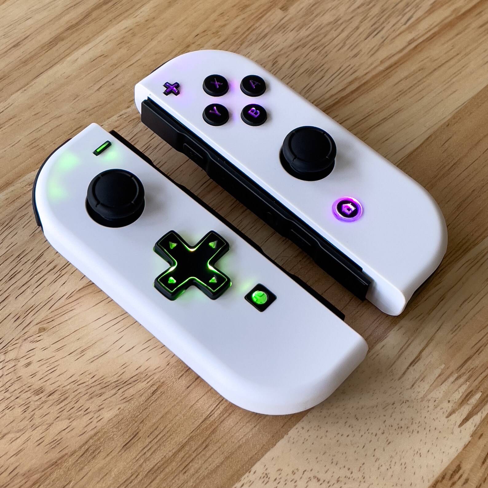 Custom Nintendo Switch Joy-Con Controllers White LED MOD | Etsy Custom Nintendo Switch Joy-Con Controllers White LED MOD | Etsy