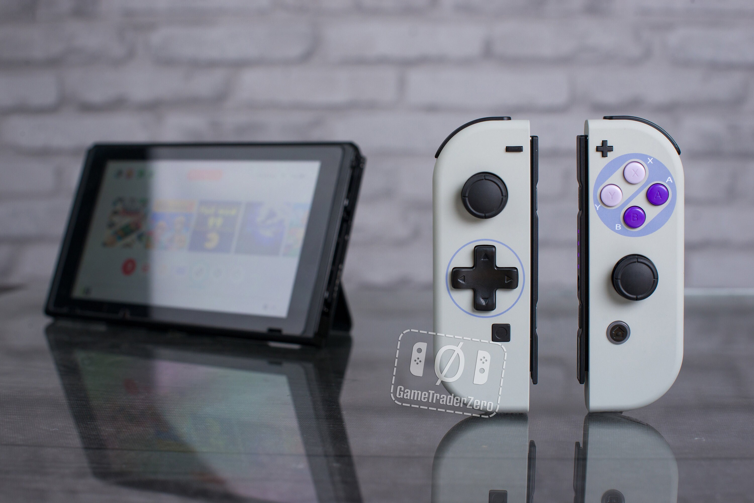 Custom Nintendo Switch Joy-con Controllers Retro SNES Super | Etsy