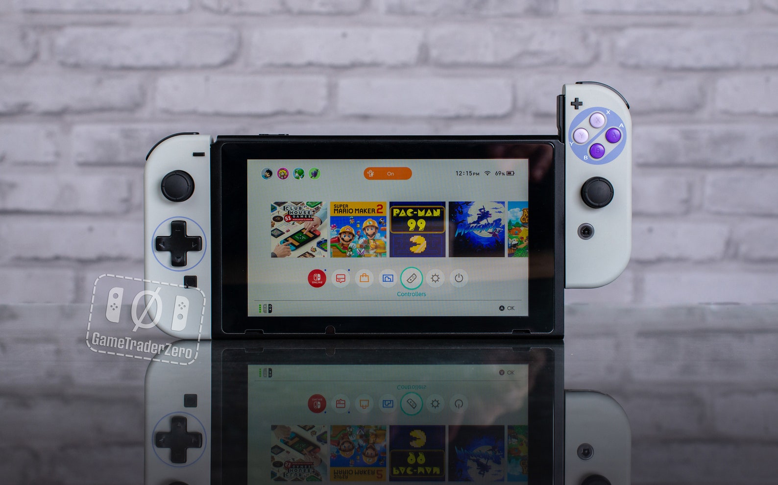 Custom Nintendo Switch Joy-con Controllers Retro SNES Super | Etsy