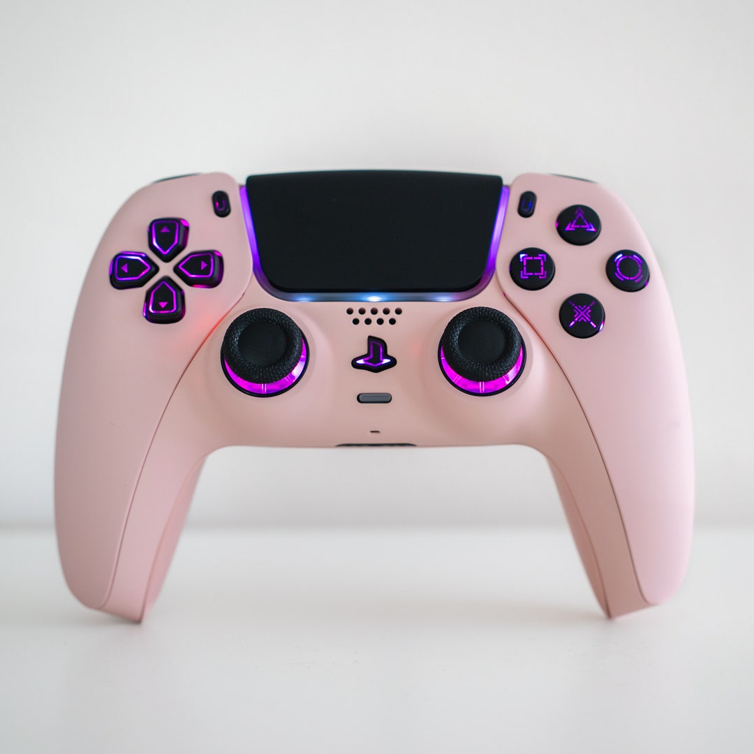 Pink PS5 Controller LED Mod With Backlit Buttons Custom Sony Wireless ... Pink PS5 Controller LED Mod With Backlit Buttons Custom Sony Wireless ...