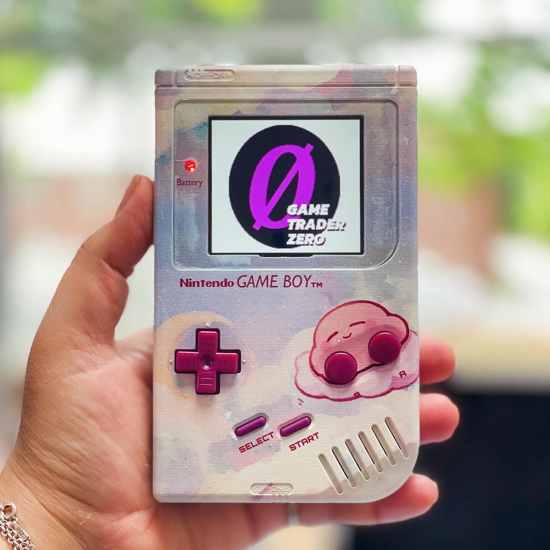 Kirby Inspired Custom Game Boy DMG With Backlit IPS Screen - Etsy