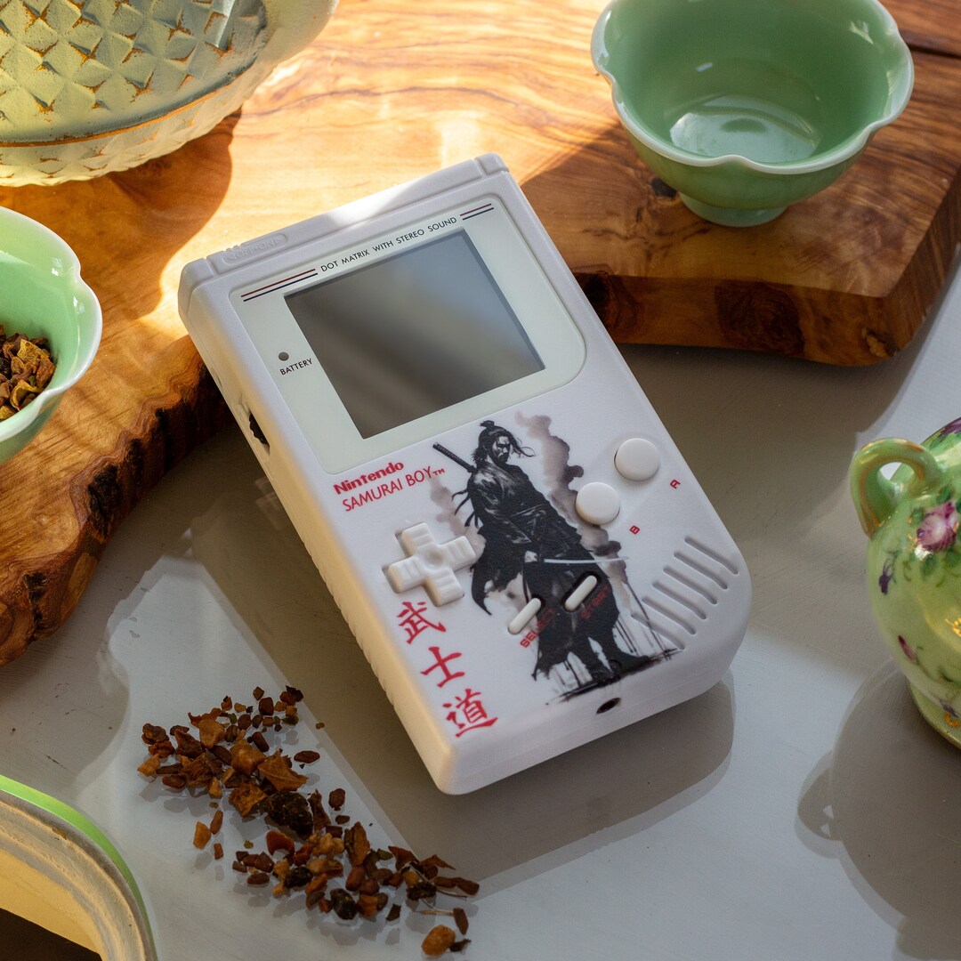 Custom Nintendo Game Boy DMG “samurai Boy” With Backlit IPS Screen - Etsy