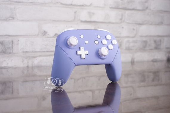 Custom Nintendo Switch Pro Controller Pastel Purple With White | Etsy