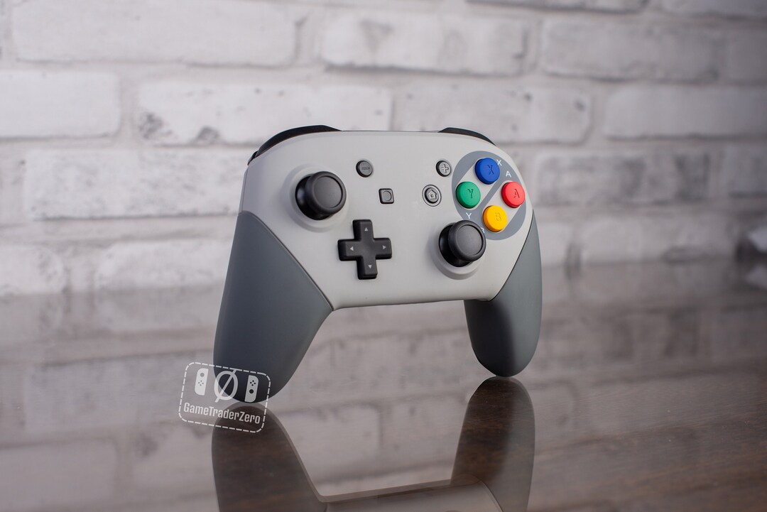 Nintendo Switch Pro Controller Mod SNES Europe Super Famicom Customized ...