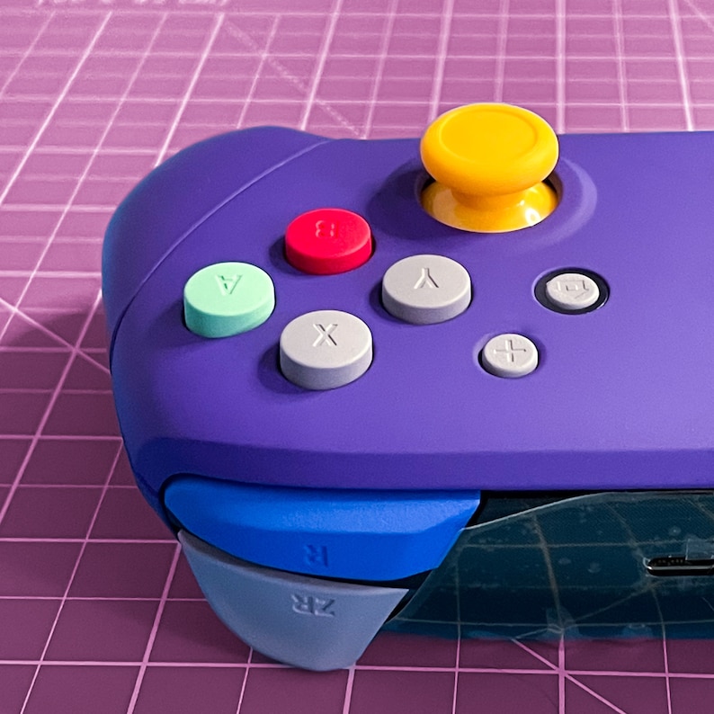 Nintendo Switch Pro Controller Mod Gamecube Retro Style - Etsy