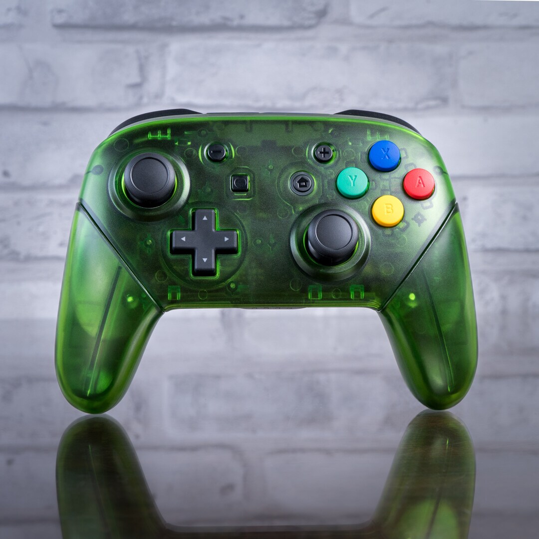 Nintendo Switch Pro-controller Mod N64 “funtastic Series” Jungle Green ...