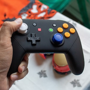 Nintendo Switch Pro Controller Black N64 Style Retro - Etsy