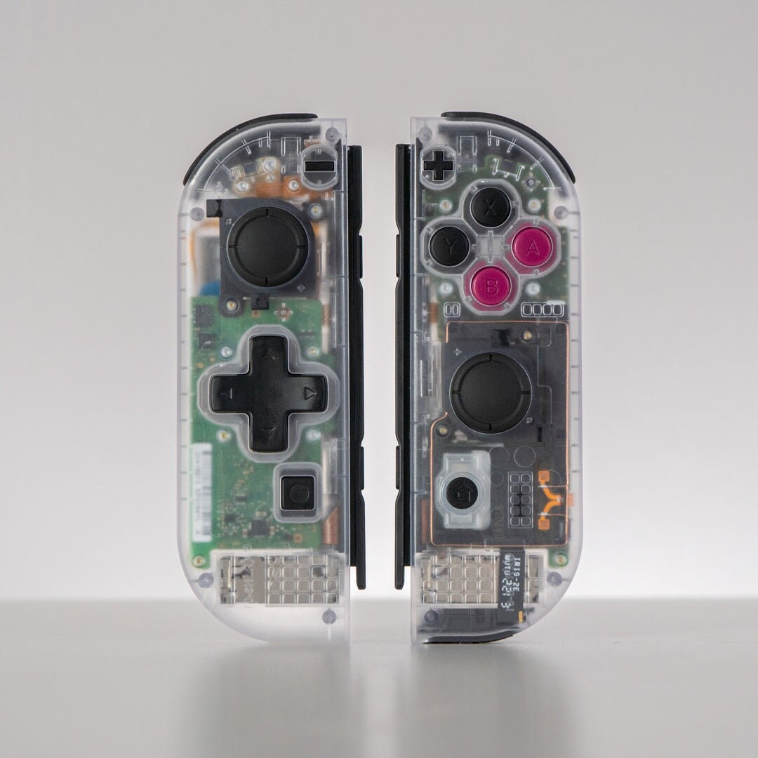 Custom Joy-cons Clear “game Boy Pocket” Mod - Nintendo Switch Retro Gaming Controllers - Etsy