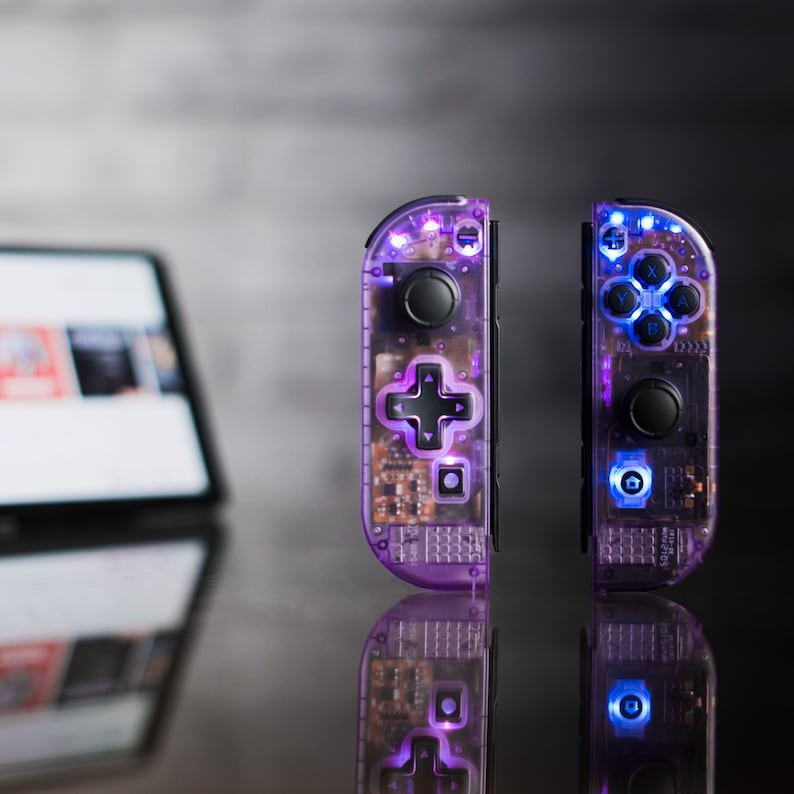 Custom Joy-con LED Modding Send Your Own Controllers for - Etsy