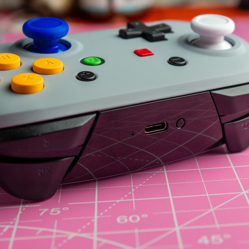Nintendo Switch Pro Controller Grey N64 Style Retro Customized - Etsy