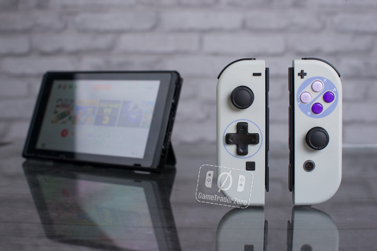 Custom Nintendo Switch Joy-con Controllers Retro SNES Super - Etsy