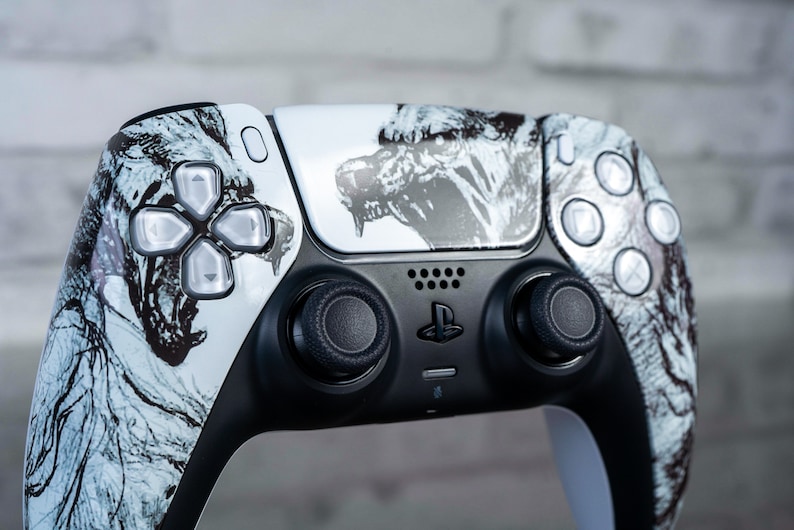 PS5 Controller Mod WILD WOLF Custom Wireless Controller - Etsy
