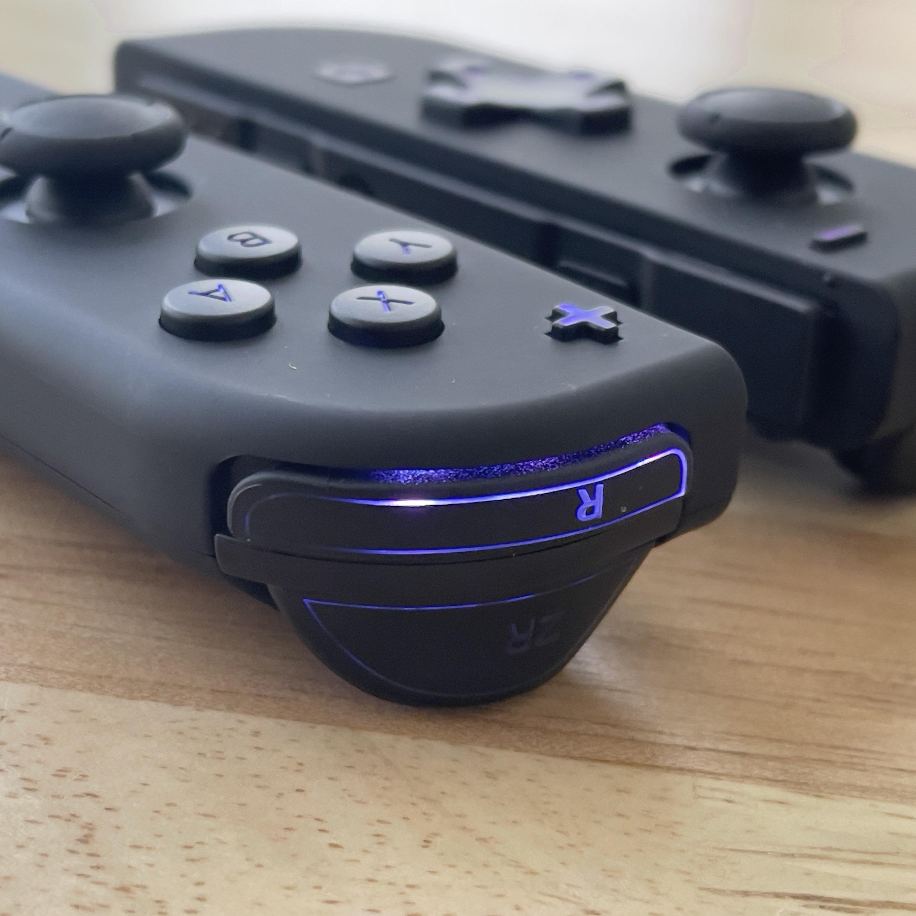 Joy-con LED Mod Black With Black Backlit Buttons and D-pad | Etsy