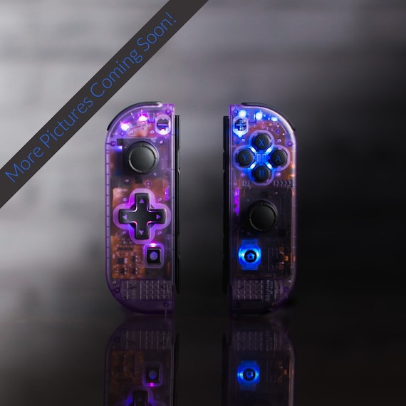 Atomic Purple Joy-con LED Mod Custom Nintendo Switch | Etsy