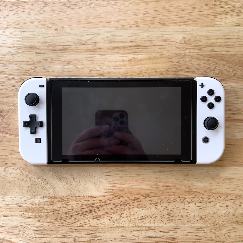 Joy-Con LED MOD Blanco con botones retroiluminados negros y - Etsy España