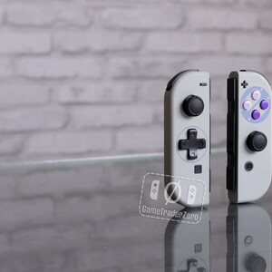 Custom Nintendo Switch Joy-con Controllers Retro SNES Super Famicom D ...