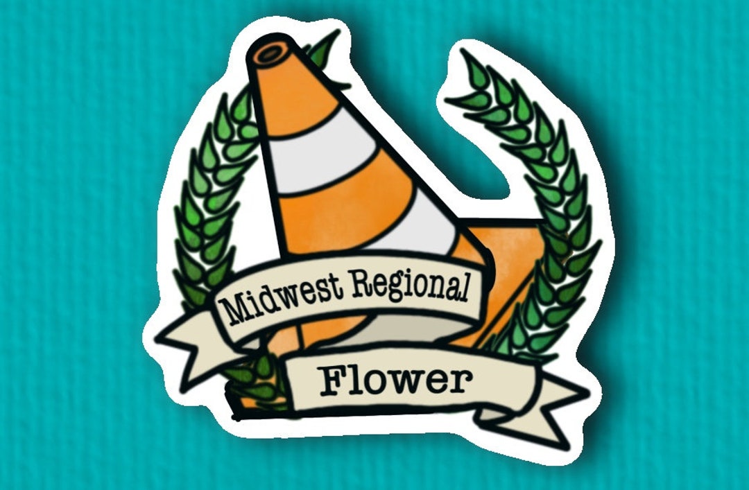 Midwest Flower Funny Sticker (resistente alle intemperie) - Etsy Italia