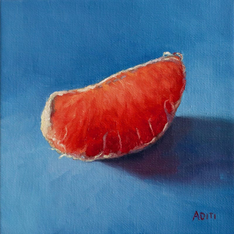 Grapefruit Painting - Etsy