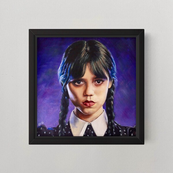 Wednesday Addams Portrait - Etsy