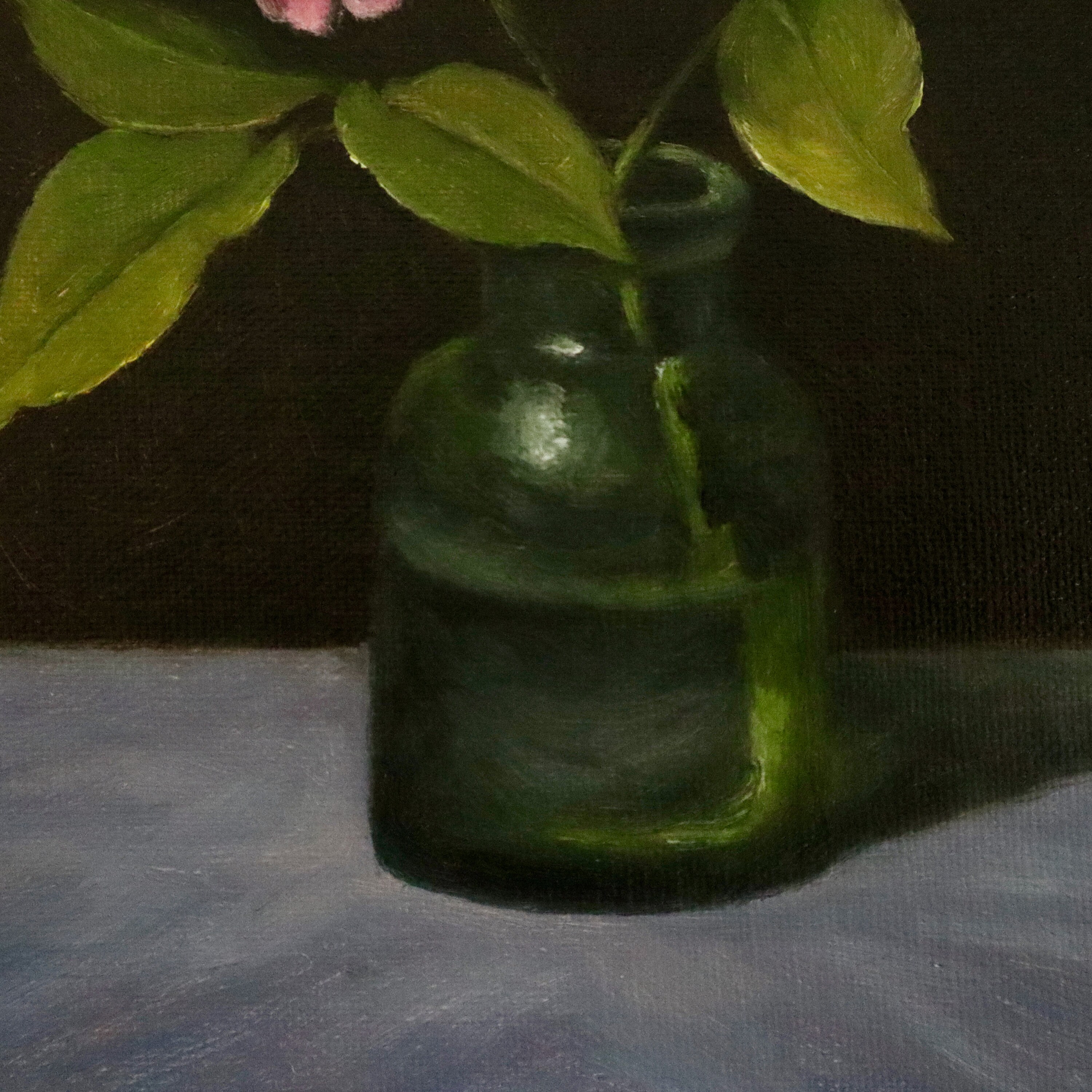 Rose Painting on Linen Panel, Contemporary Art, Original Artwork - Etsy