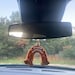Hello Pumpkin Rainbow Car Charm | Rear View Mirror Charm | Car Decor ...