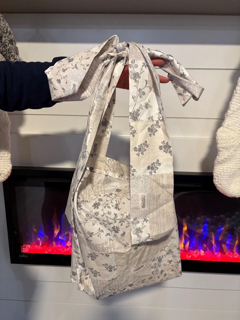 Bow Tote Bag, Bow Strap Tote Bag - Etsy