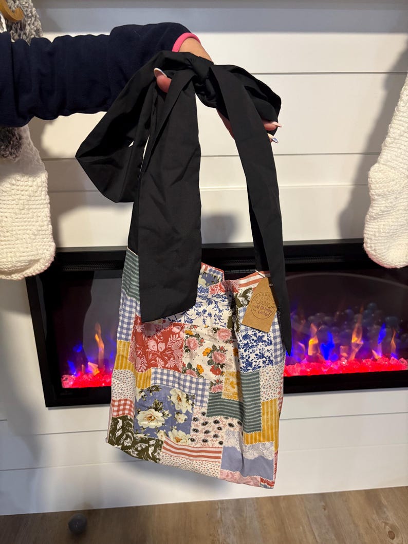 Bow Tote Bag, Bow Strap Tote Bag - Etsy