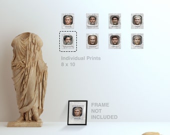 Print 24x36in Roman Emperors the Principate - Etsy