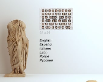 Roman Emperors Family Tree Poster - Etsy