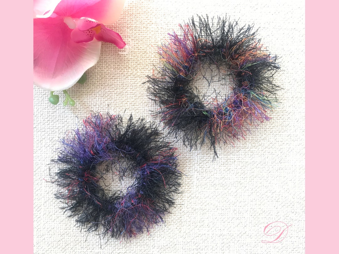 Filament Hair Ties, Fuzzy Hair Ties, Hair Elastic Band, Ponytail ...