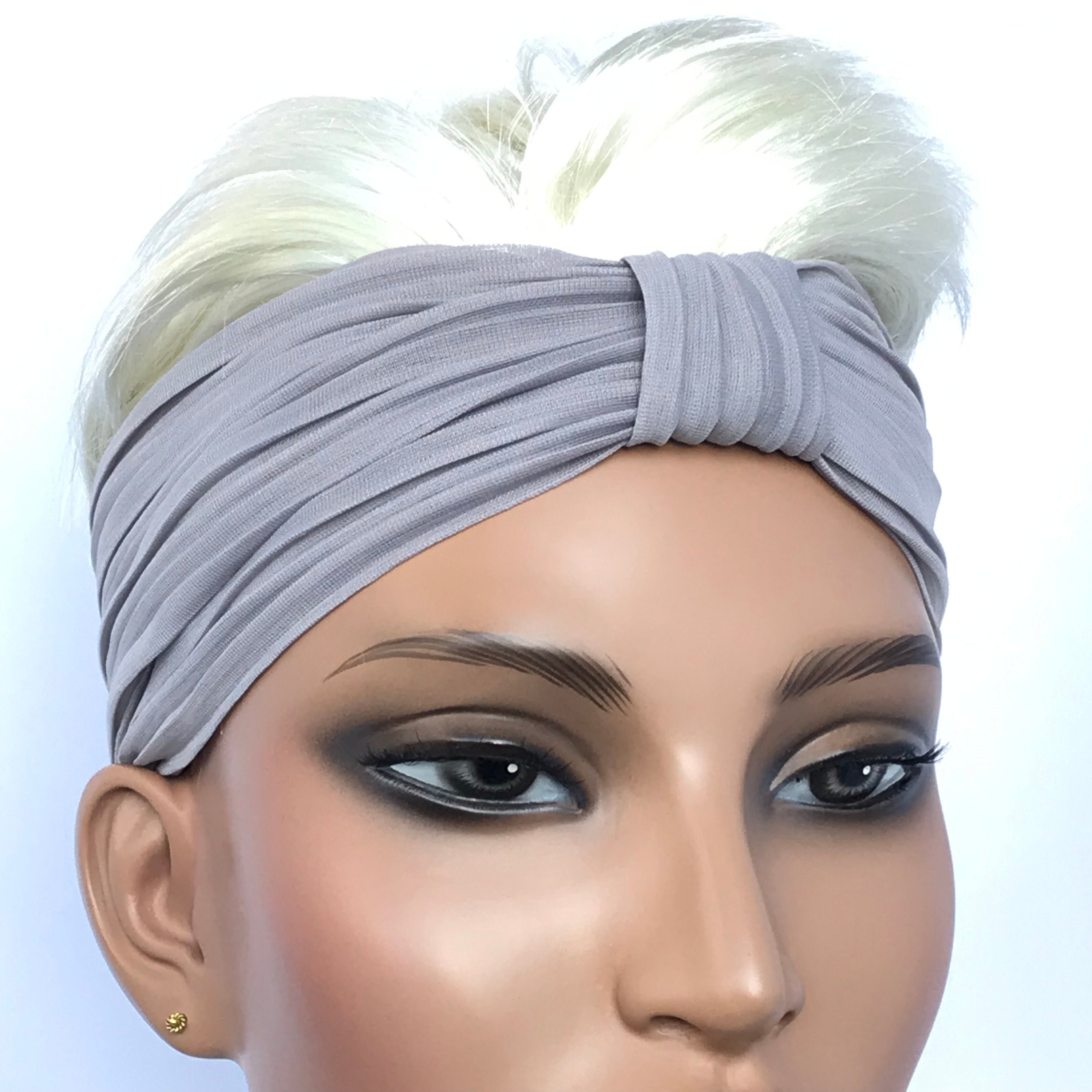 Daria L Stretch Headband Bow-shaped Headband Unique Headband Striped ...