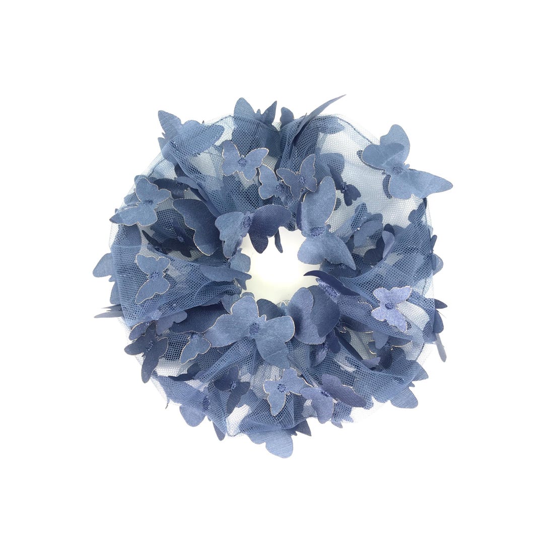 3D Butterfly Tulle Scrunchie, Pretty Scrunchie, Stylish Hair ...