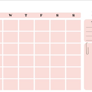 Printable Calendar flower Theme - Etsy
