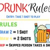 Drunk Rules Birthday Games for Adults Drinking Games Drinking Games for ...