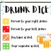 Drunk Dice & Drunk Rules Bundle Printable Party Games Virtual Drinking ...