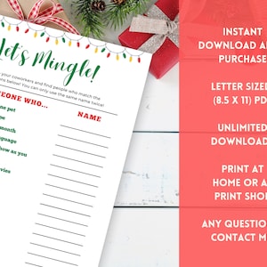 Office Christmas Party Game, Holiday Office Party Game, Office Ice ...