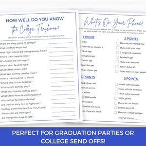 College Trunk Party Games Royal Blue, College Farewell Party Games ...