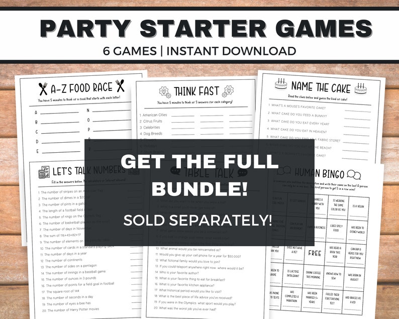 Human Bingo. Icebreaker Bingo Party Starter Games Icebreaker - Etsy