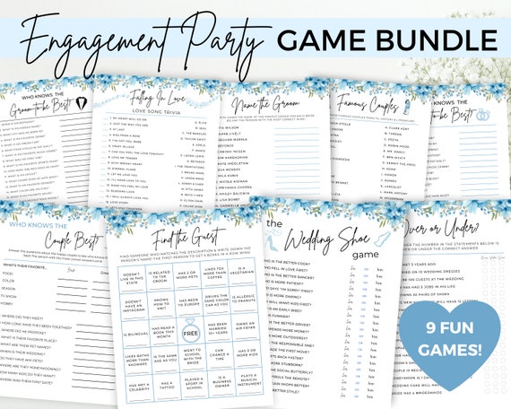 Imprimibles De Fiesta De Compromiso Profil De CRUKI Creaciones