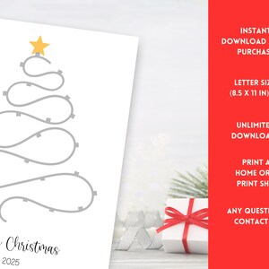 Christmas Fingerprint Art Craft, 2025 Christmas Fingerprint Keepsake ...