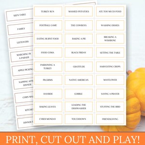 Thanksgiving Game, Printable Thanksgiving Games, Friendsgiving Games ...