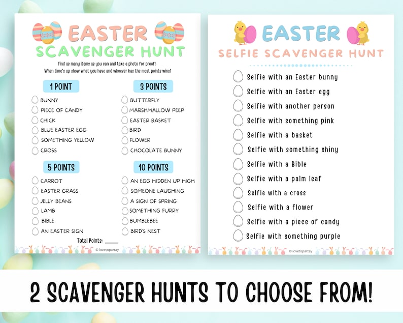 Easter Games Bundle Easter Games Kids Easter Activities - Etsy