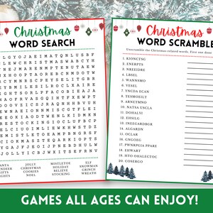 Christmas Trivia Game Bundle, Christmas Party Games, Christmas Games ...