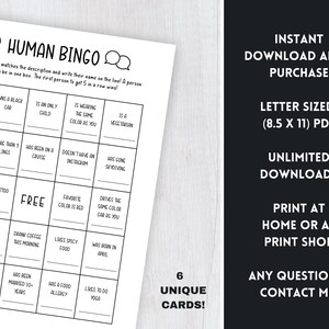 Human Bingo. Icebreaker Bingo, Party Starter Games, Icebreaker Games ...