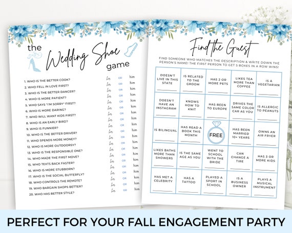 Printable Engagement Party Games I Do BBQ Game, Engagement Party Game,